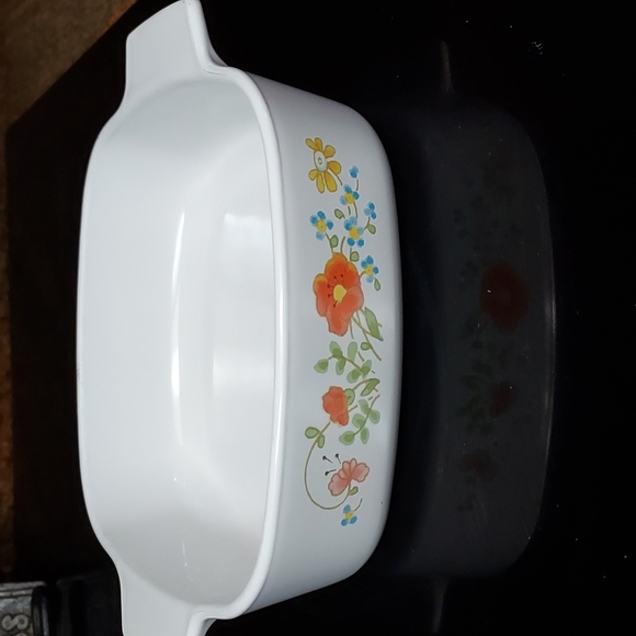 Corningware | Kitchen | Vintage Corning Ware Wild Flower Pattern Ab 1 ...